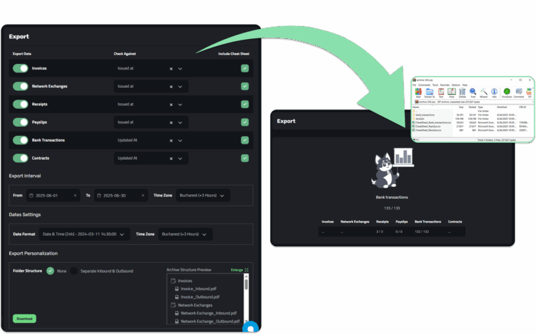 Financial Data Export for Accounting and Reporting | Enlivy